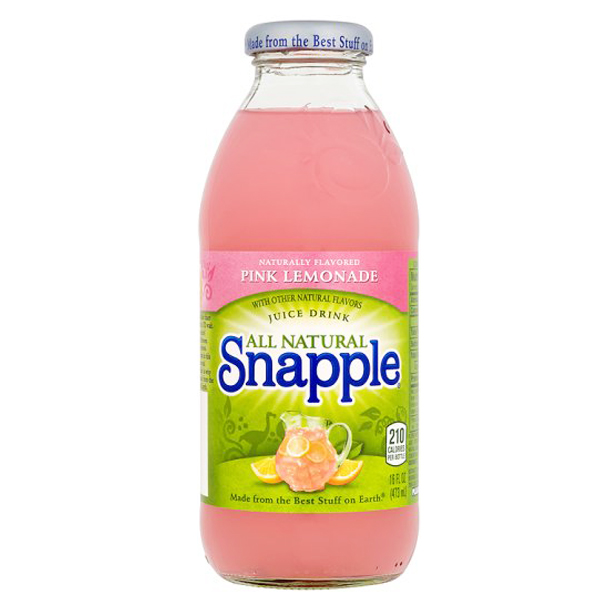 Snapple Pink Lemonade 玻璃樽裝 473 ML