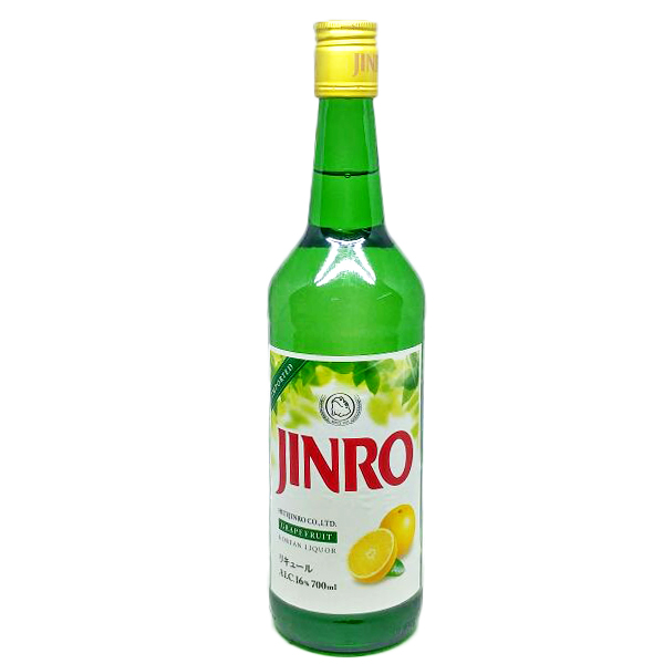 Jinro Grapefruit Korean Liquor 16% 700 ML